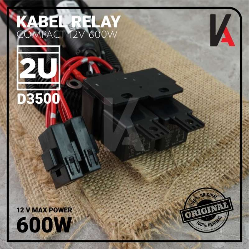 Promo Baru Kabel Relay Set Bosch Lampu Depan Headlamp H4 Mobil 2 Relay ...