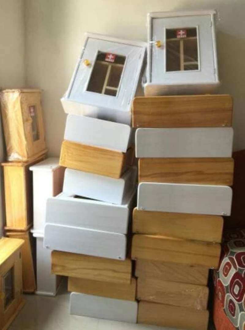 Promo Kotak Obat Besar /kotak P3k /lemari Obat Kayu Diskon 27% Di ...
