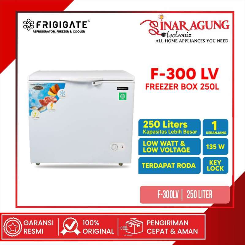 Promo FRIGIGATE F-300LV CHEST FREEZER 250 LITER - GARANSI RESMI Diskon ...