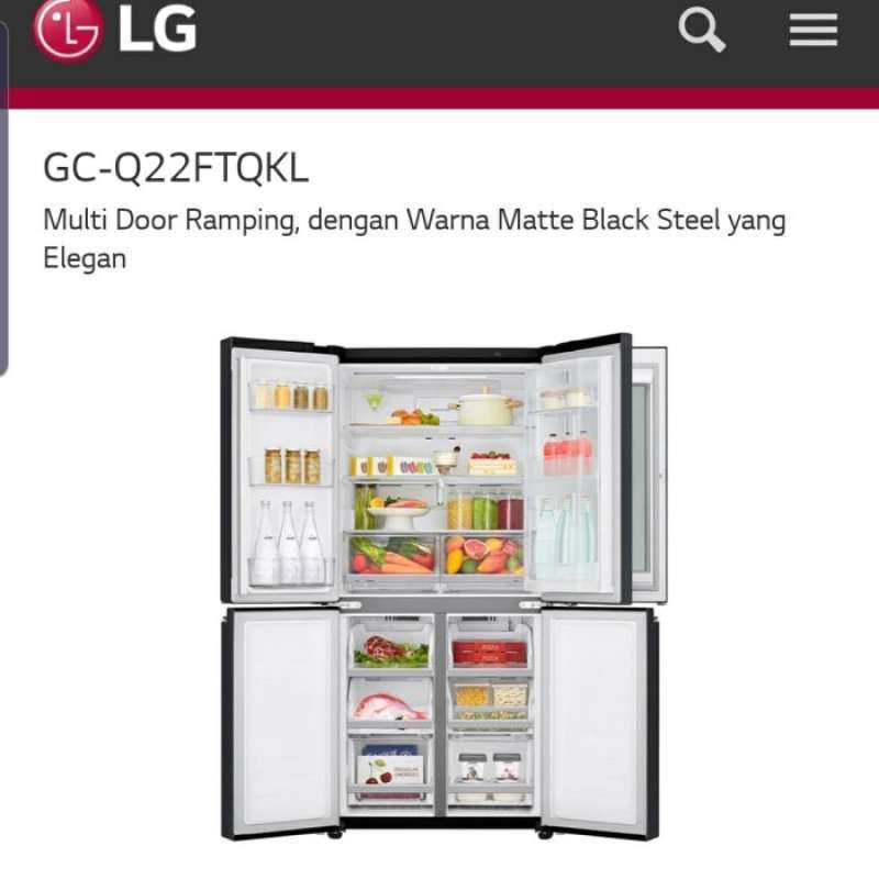 Jual Kulkas Gc-Q22Ftqkl Multi Door Linear Inverter Baru di Seller Carthinks - Kapuk, Kota ...