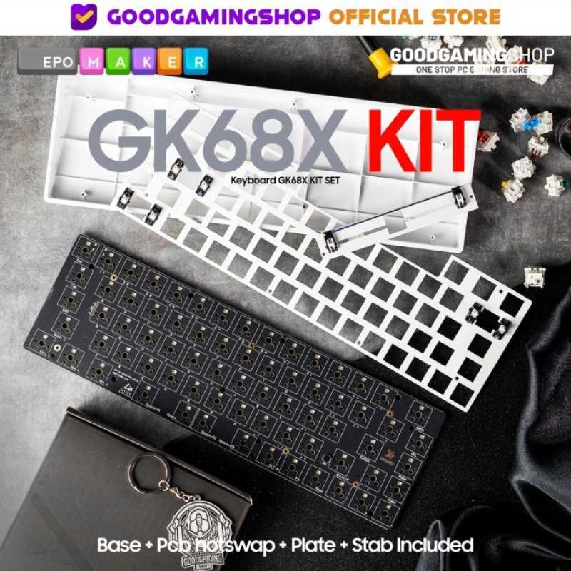 Promo Gk68x Mechanical Keyboard Full Set Kit Diskon 9% Di Seller Safka ...
