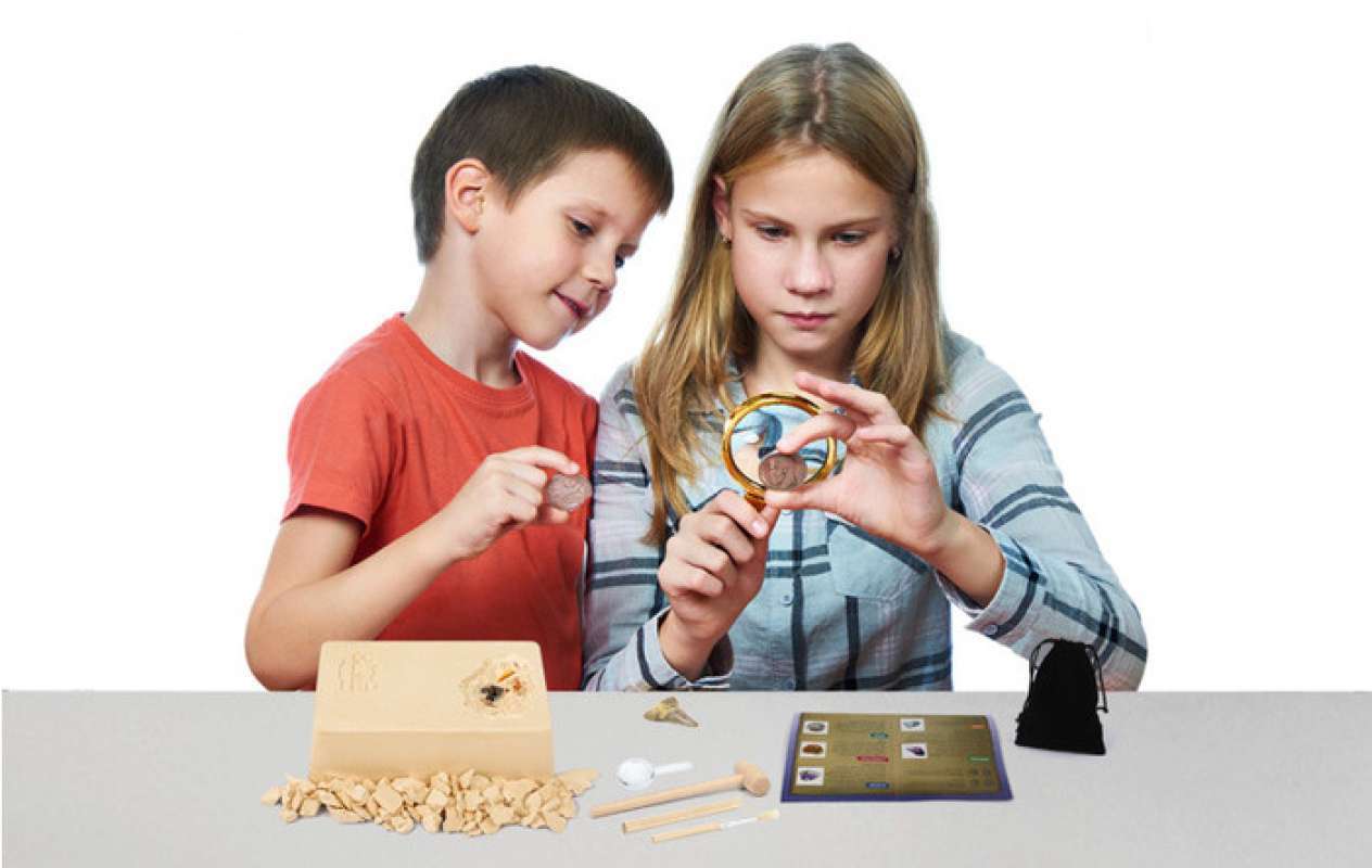 Promo Mainan Arkeolog Digging Toys Fossils Mining Kit Fosil Harta Karun ...