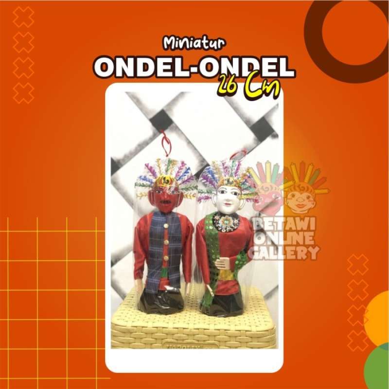 Promo Ondel-ondel Mini 26 cm [SEPASANG] Diskon 23% di Seller Qairina ...