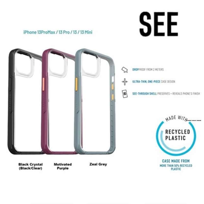 Promo Case iPhone 13 Pro Max 13 Pro Lifeproof See Transparan Casing ...