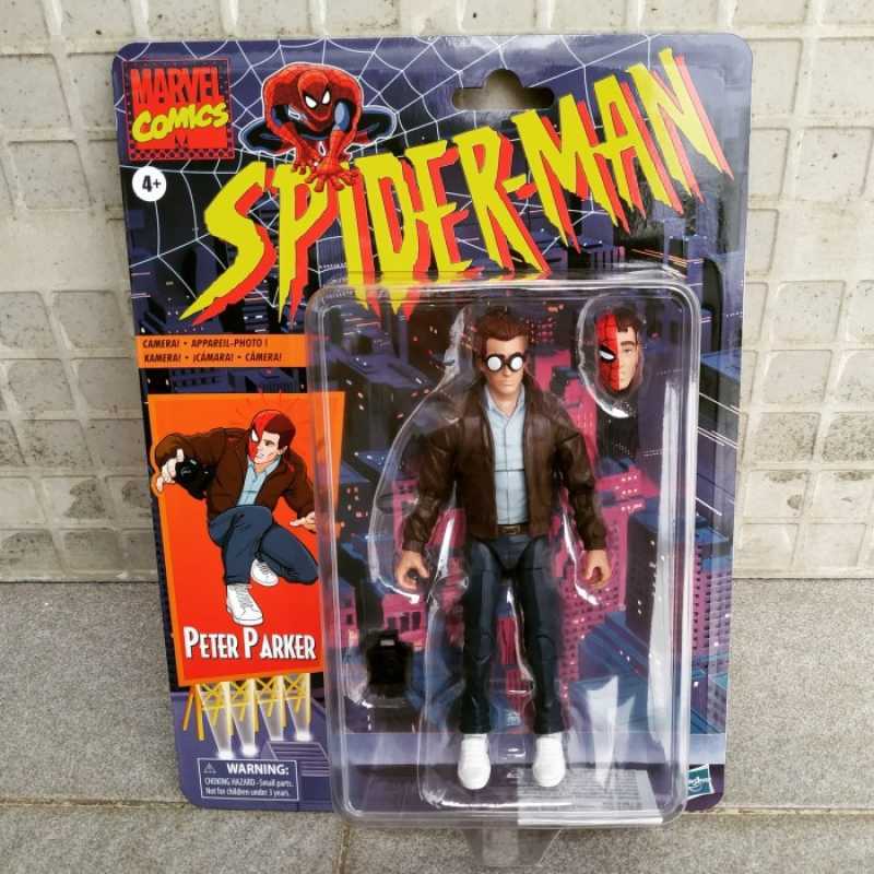 Jual Hasbro Marvel Legends Retro Peter Parker Spiderman Vintage Spider