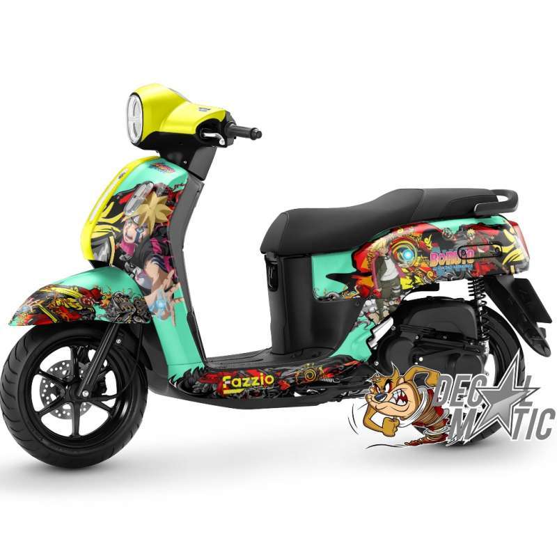 Jual Decal Full Body Fazzio - Stiker Motor FAzzio Full body Striping ...