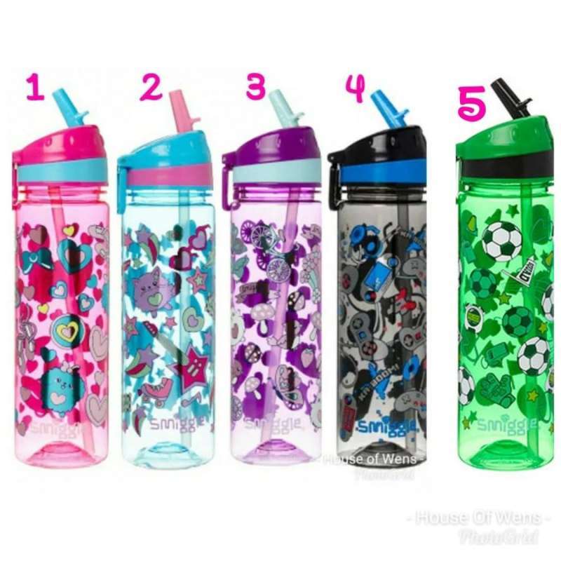 Jual Smiggle Squad Drink Up Straight Bottle - Botol Minum Smiggle Di ...