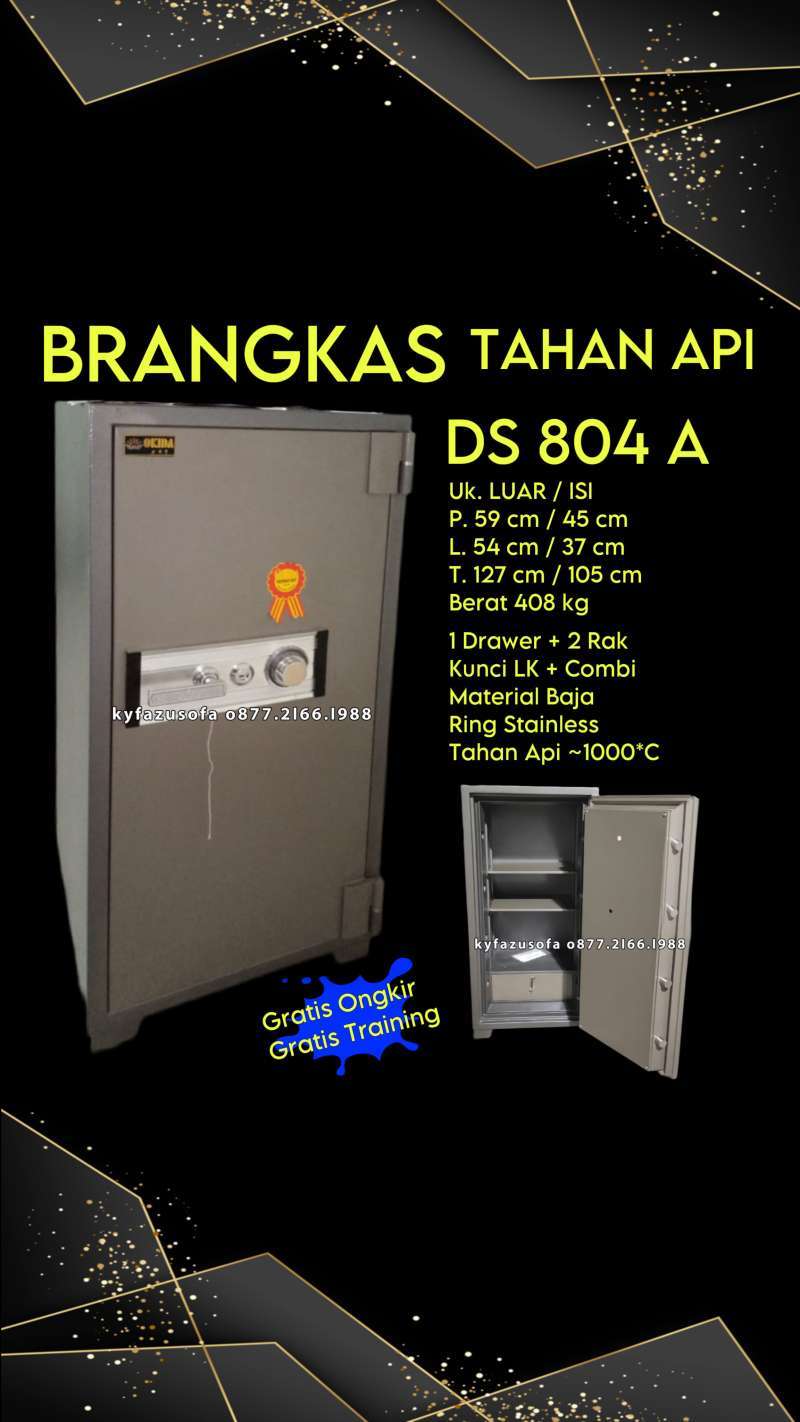 Jual Brother Brankas Anti Api Okida Lemari Besi Brankas Kantor Uang ...