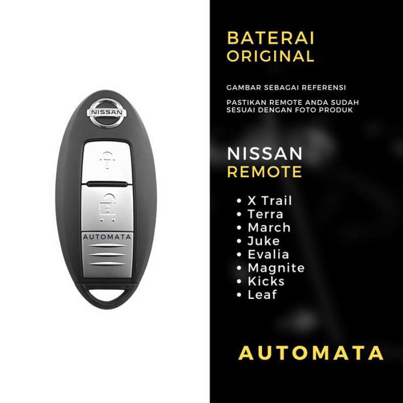 Promo Baterai Remote Kunci Nissan Terra Juke Xtrail Kicks Magnite ...