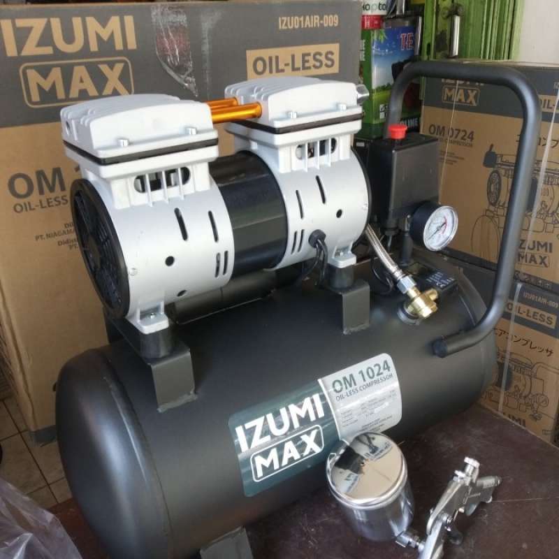 Promo PAKET KOMPRESOR CAT + SEMPROT 1 HP 24 LITER IZUMI MAX - Diskon 50 ...