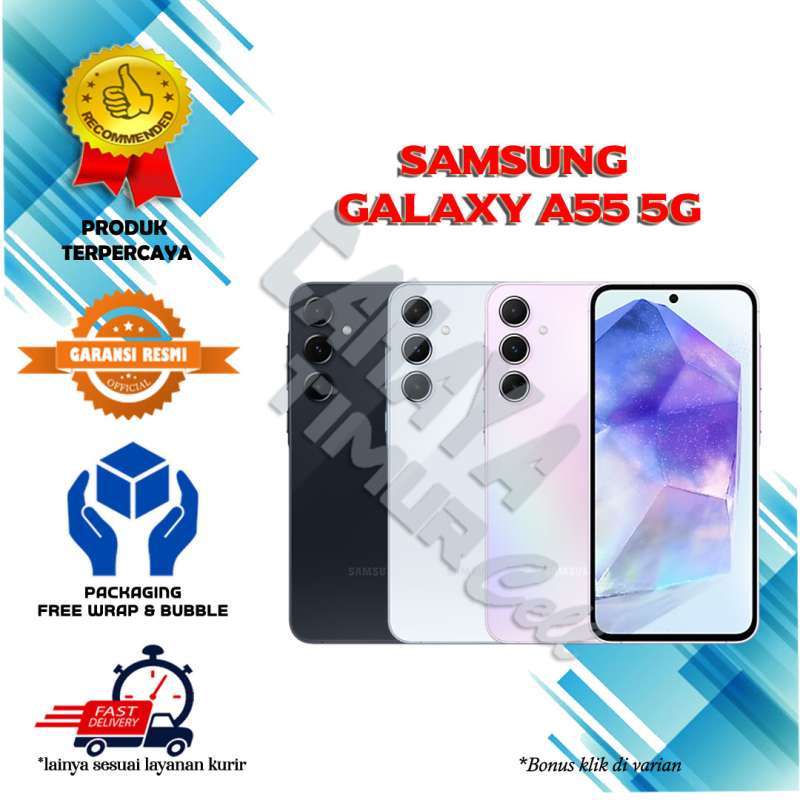Jual Samsung Galaxy A55 5g Smartphone Garansi Resmi - 8/256gb Ice Blue Di Seller Cahayati ...