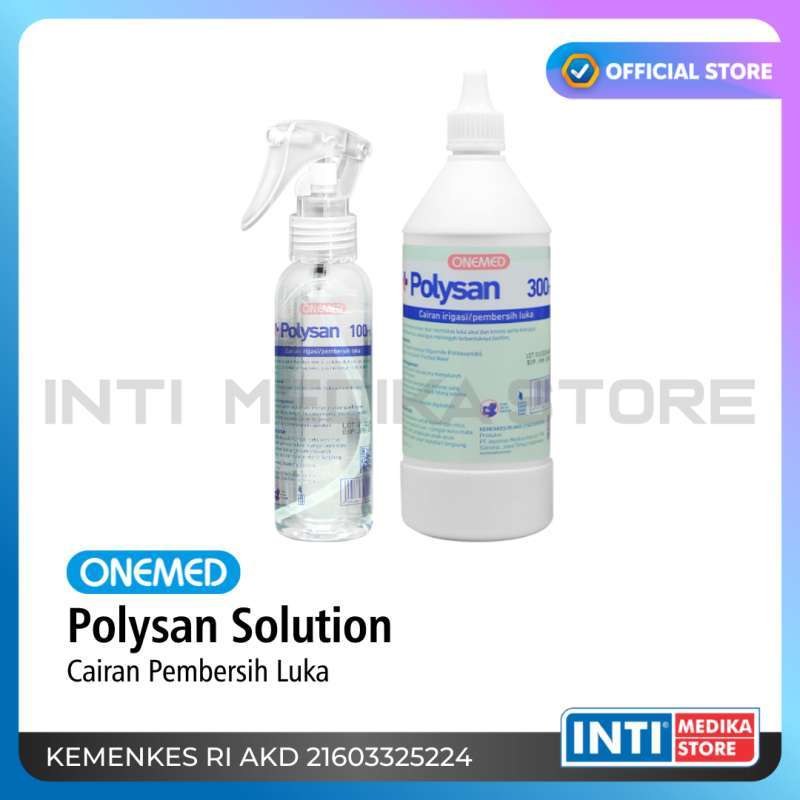 Promo Onemed - Pembersih Luka Antiseptik Polysan Solution | Cairan Irigasi Steril P3k Diskon 40% ...