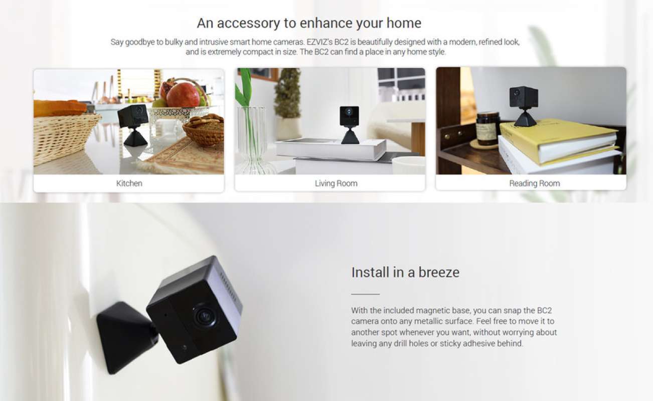 Jual EZVIZ BC2 WIFI IP CAMERA CCTV IPCAM BATTERY BUILD-IN TWO WAY TALK ...