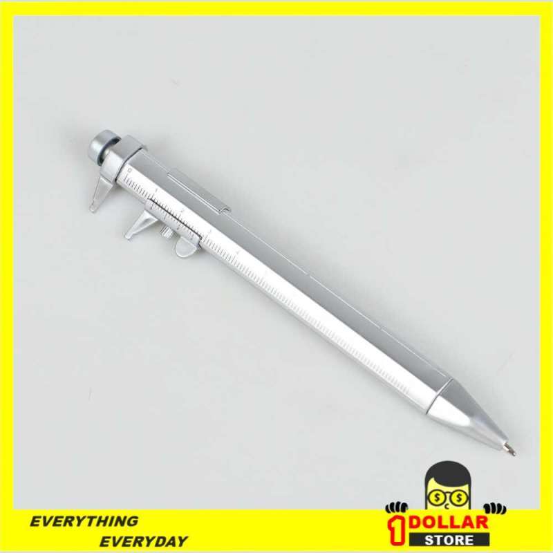 Jual $1 Pena Pulpen Ballpoint Pen Caliber Measuring Tool Scale Ruler di ...