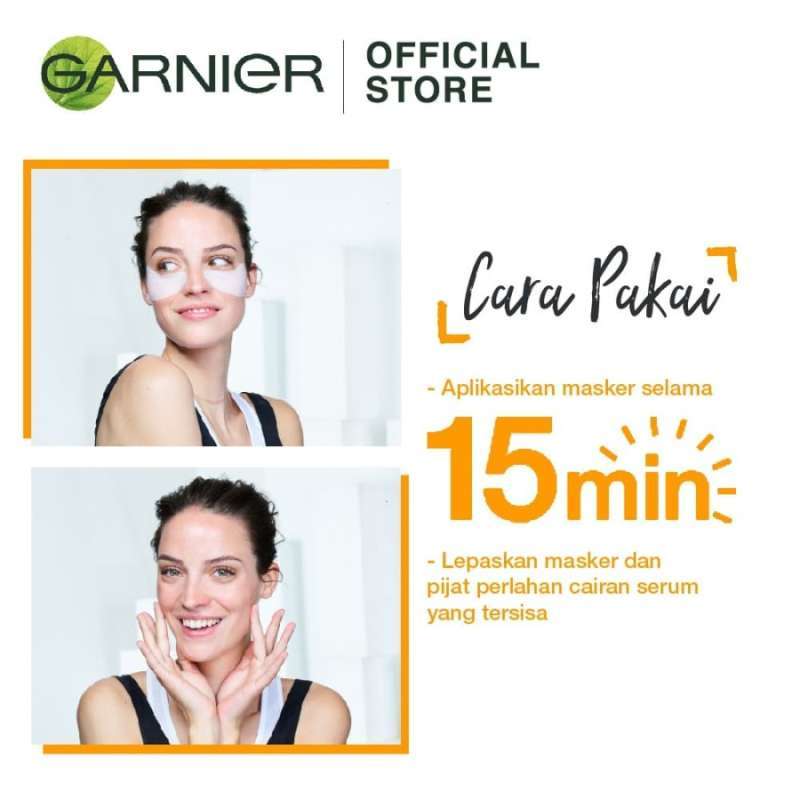 Jual Whs - Garnier Eye Serum Mask Orange Pack Of 10 Pcs Di Seller ...