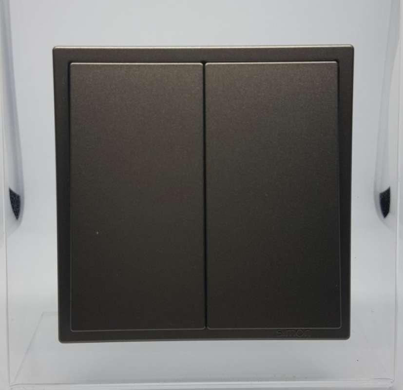 Promo Simon I7 Grey Saklar Seri 2 Gang 1 Way Switch - Tokosepuluh10 ...