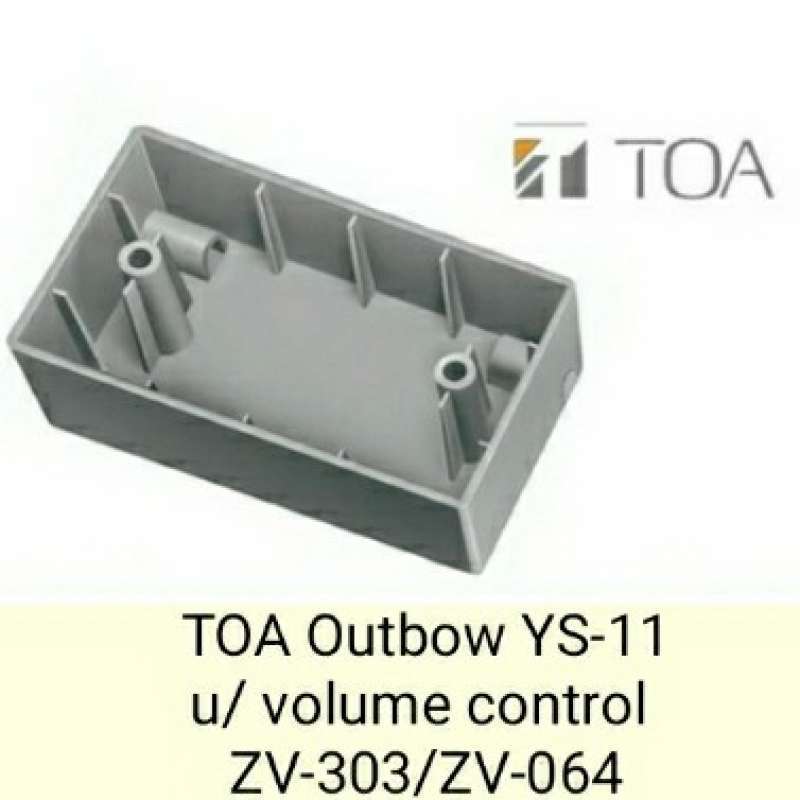 Promo Outbow Toa Tipe Ys-11 Untuk Volume Control Zv-303(30w) Dan Zv-064(6w) - Tokosepuluh10 ...