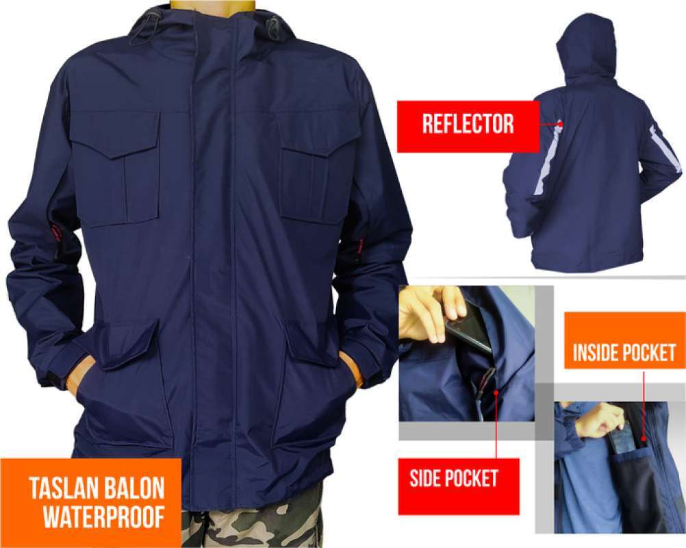 Promo Jaket Parka Pria Bgsr / Jaket Parka Pria Big Size - Navy Antiair ...