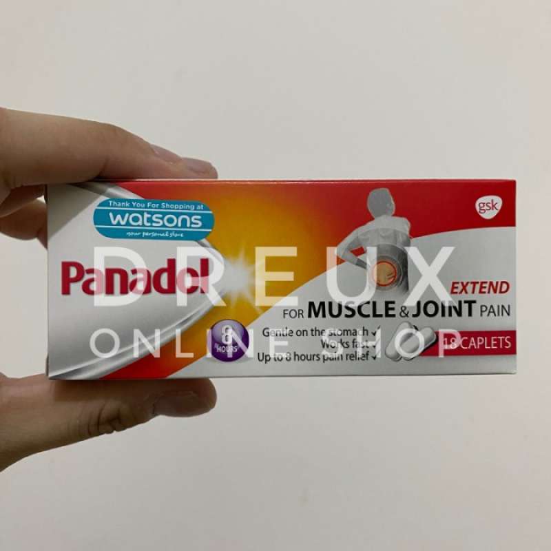 Promo [import] Panadol Extend For Muscle & Joint Pain (1 Box = 18 ...