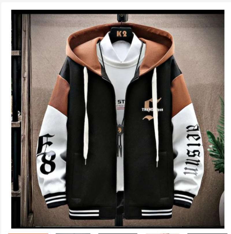 Promo Jaket Hoodie Varsity Jaket Baseball Zipper F8 Logo Inisial Big ...