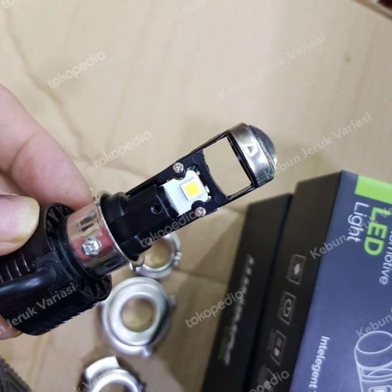 Promo New Lampu Led Luminos M8 H6 Projector Mini H4 Hs1 Projie Proji ...