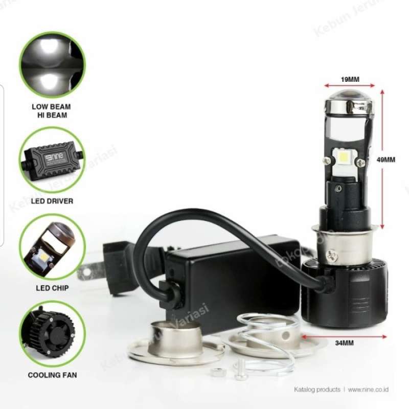 Promo New Lampu Led Luminos M8 H6 Projector Mini H4 Hs1 Projie Proji ...