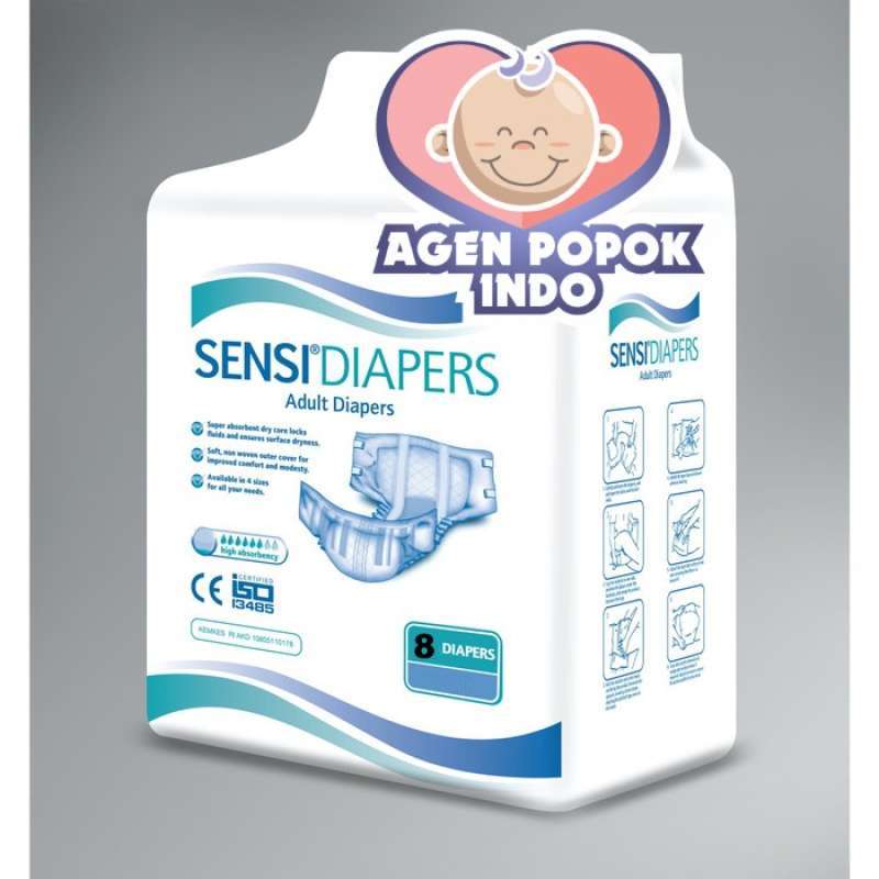Promo Sensi Diapers Popok Dewasa Perekat Xl 8 | Sensi Adult Diapers ... Promo Sensi Diapers Popok Dewasa Perekat Xl 8 | Sensi Adult Diapers ...