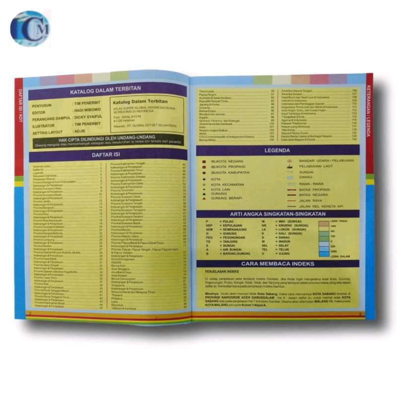 Jual Buku Atlas Super Global Indonesia Dan Dunia 38 Provinsi Indonesia ...