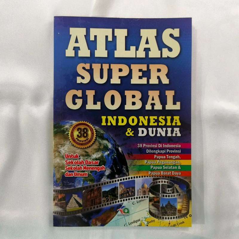 Jual Buku Atlas Super Global Indonesia Dan Dunia 38 Provinsi Indonesia Di Seller Cerdas Media ...