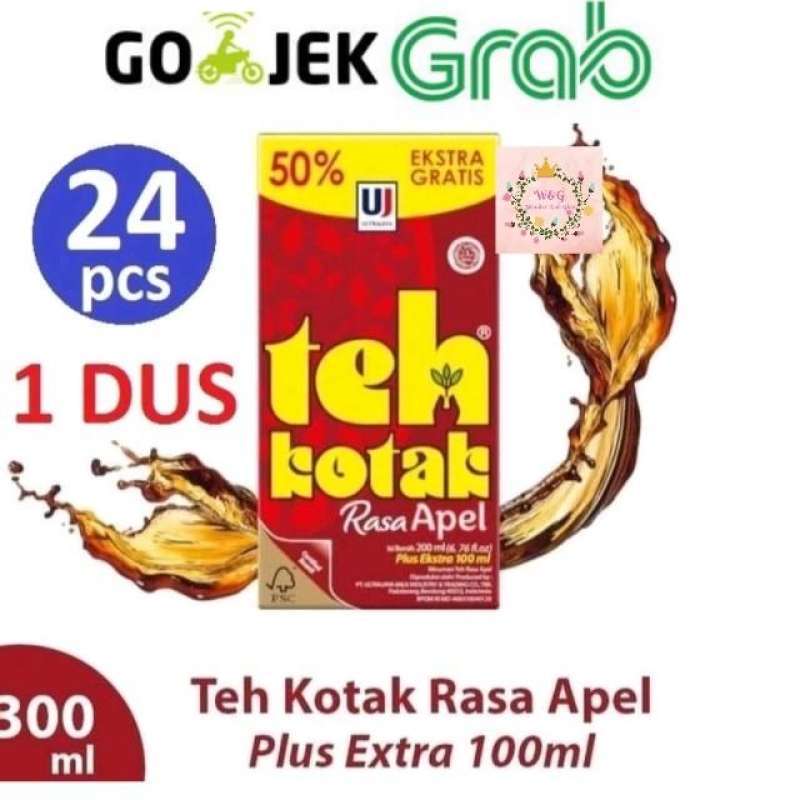 Jual Teh Kotak 300ml Apel | Teh Kotak Ultra Rasa Apel 300ml 24pcs Di ...