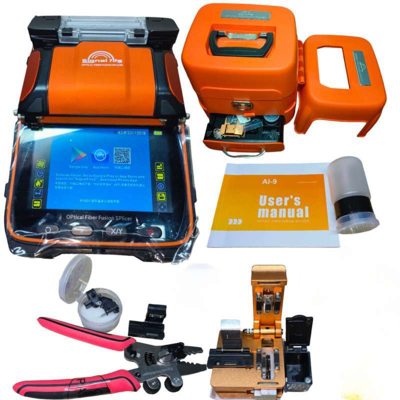 Jual Splicer Fusion Signal Fire Ai9 Automatic Optical Fiber Fusion ...