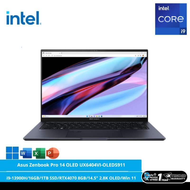 Promo Asus Zenbook Pro 14 Oled Ux6404vi-oleds911 /core I9-13900h/16gb ...