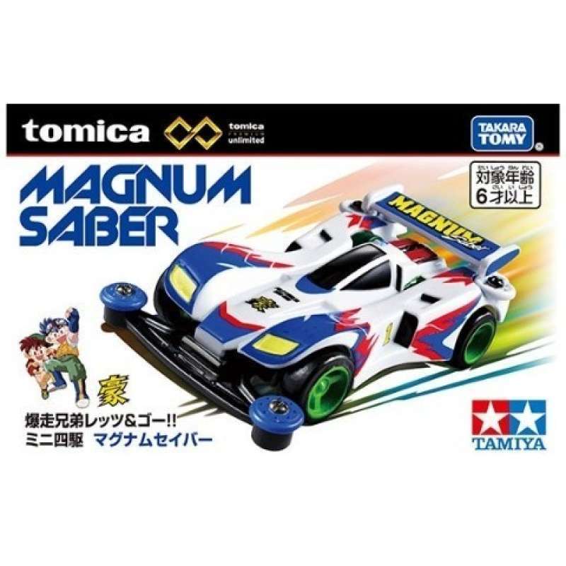Jual Tomica Premium Unlimited Tamiya Mini 4wd Sonic Saber Magnum Saber ...