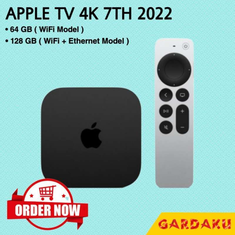 Promo Apple Tv 4k 2022 Gen 7th / 6th Generation 64gb / 128gb Wifi Ethernet Diskon 9% Di Seller ...