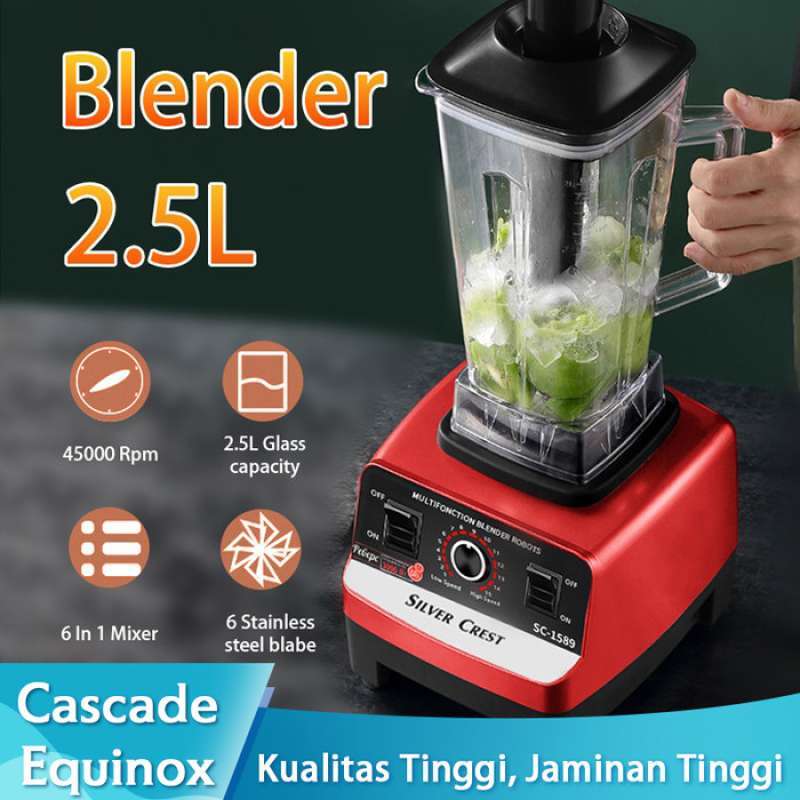 Promo Silver Crest Blender Plastik Heavy Duty 2.5 Liter/ Blender Haevy ...