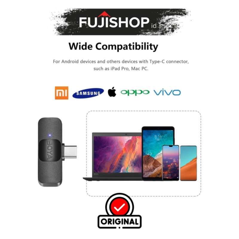 Promo Boya By V20 V10 Usb C Wireless Lavalier Microphone Garansi Resmi Diskon 11% Di Seller ...