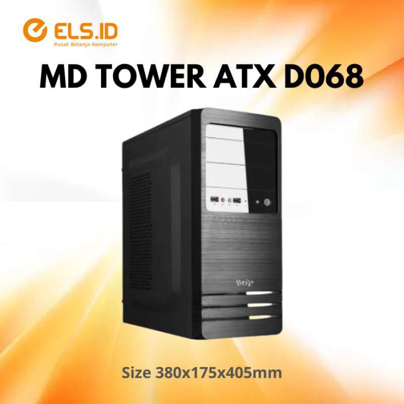 Jual Casing Brizz Md Tower Atx D068 Psu 500watt Di Seller Els Computer ...