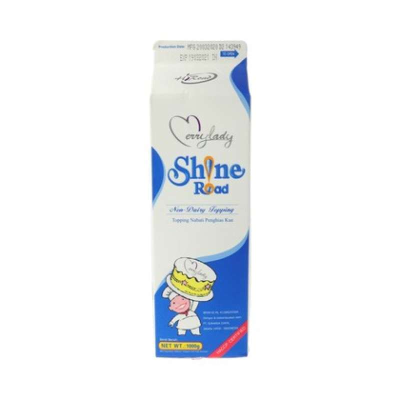 Jual Shine Road Non Dairy Whipping Cream|topping Nabati Halal 1l Di ...