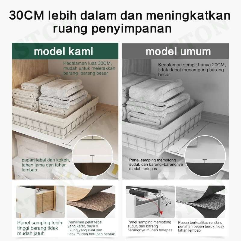 Promo Lemari Rak/lemari Laci Kayu/lemari Kabin Diskon 52% Di Seller ...