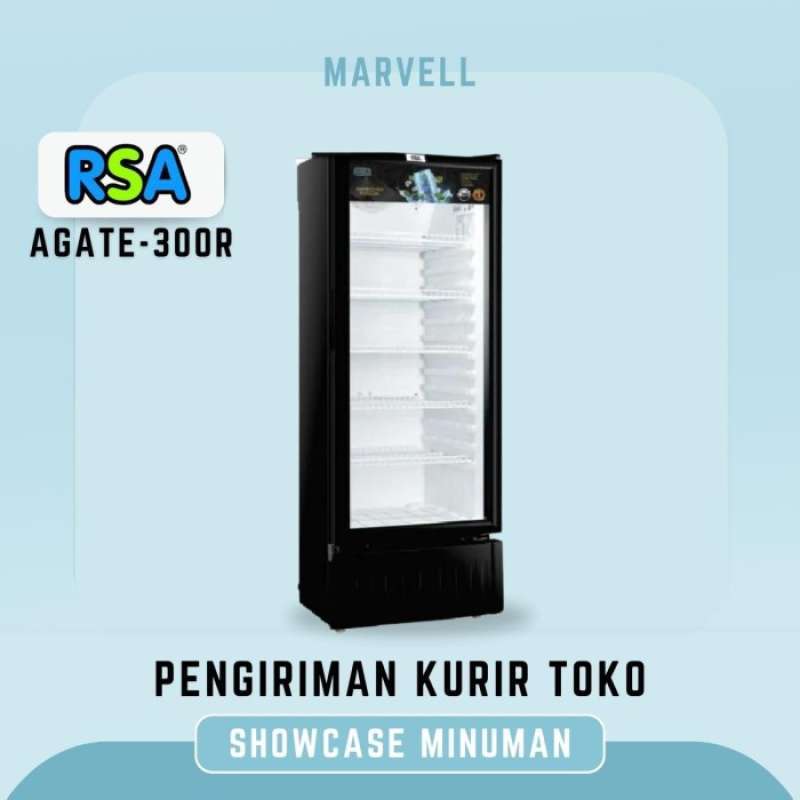 Promo Showcase Cooler Minuman Rsa Agate-300.r Display Cooler 1 Pintu ...