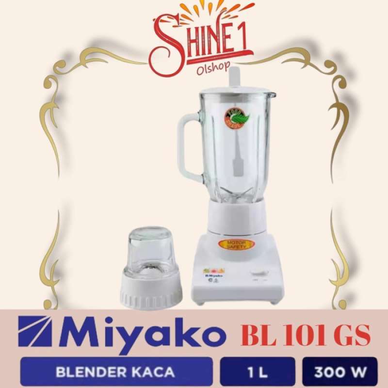 Promo Blender Miyako Bl 101 Gs - Gelas Kaca 2in1 Diskon 24% Di Seller ...