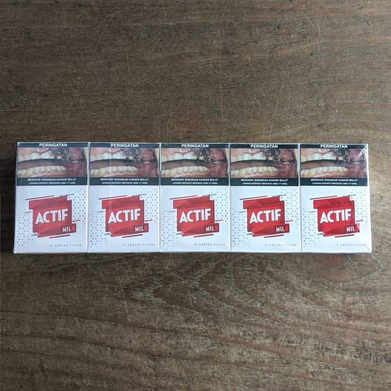 Jual Rokok Actif Mild Isi 16 Batang. Di Seller Yow! Shop - Sukoharjo ...