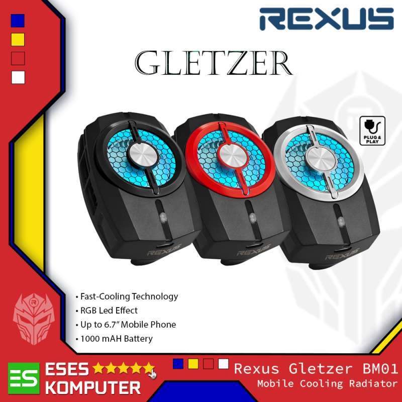 Jual Rexus Cooling Phone Gletzer Bm01 Rgb Mobile Phone Cooler Pendingin ...