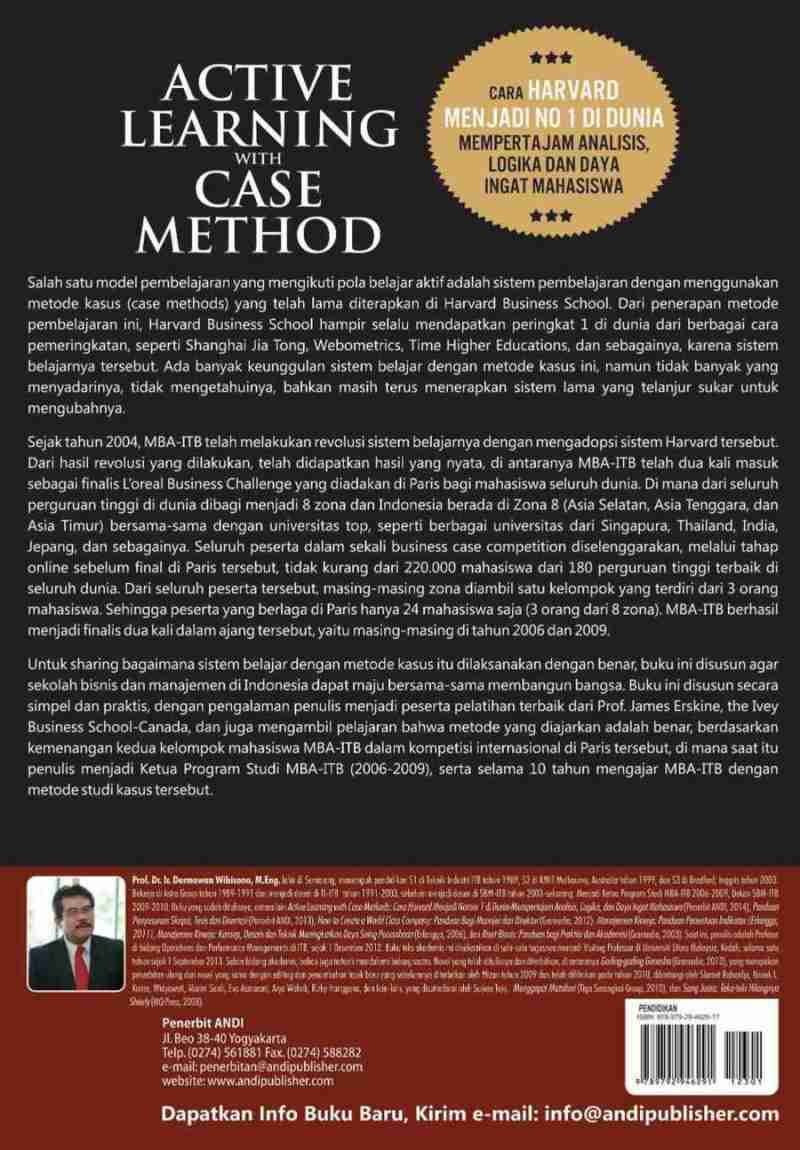 Jual Buku Active Learning With Case Method Di Seller Buku Id - Karang ...