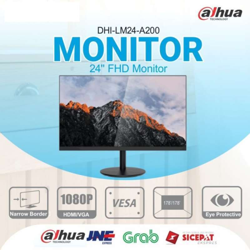 Promo Monitor Dahua 24 Lm24-a200 Fhd Vga Hdmi Vesa Mount Diskon 23% Di Seller Praptuma ...