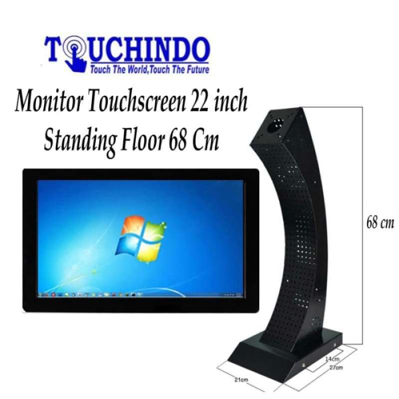 Promo Monitor Touchscreen 22 Inch Touchindo Standing Tinggi Diskon 23% ...