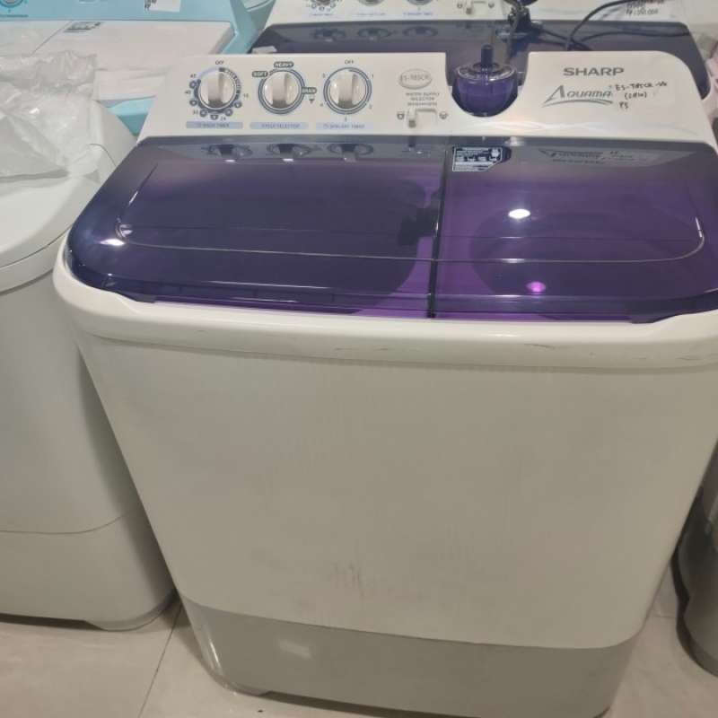 Promo Mesin Cuci 2 Tabung Sharp 8kg Es-t85cr-vk Diskon 7% Di Seller ...