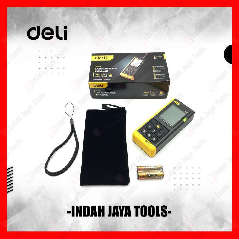Jual Deli Dl4169 Meteran Laser Digital 70 M - Distance Measure 70m ...