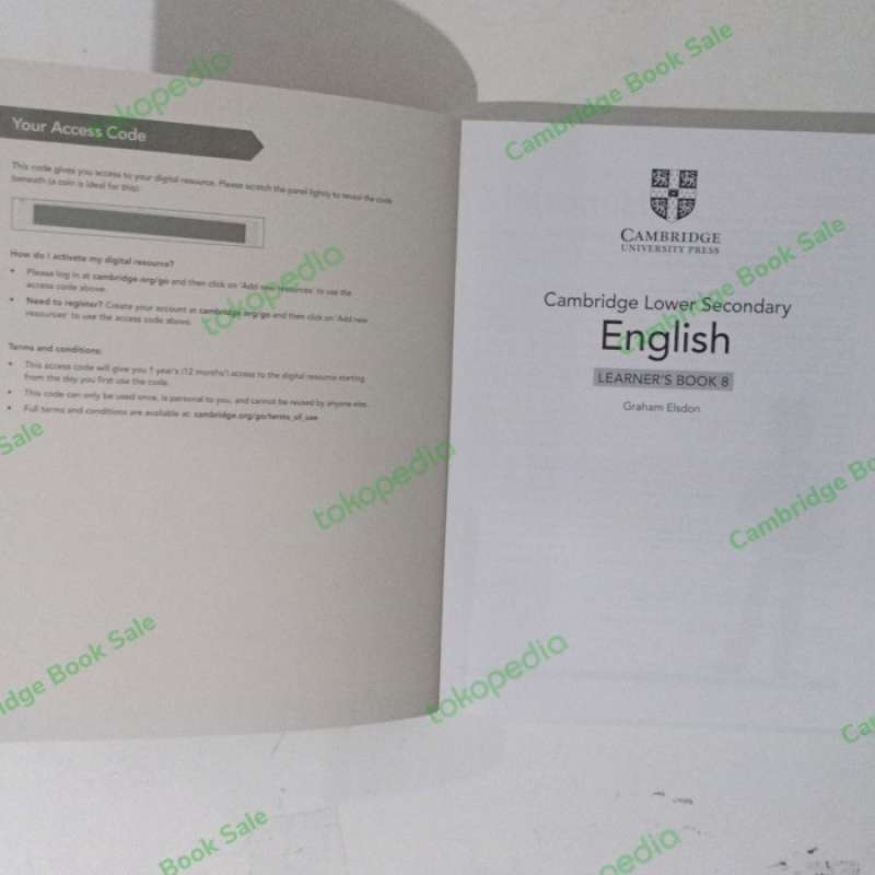 Promo Cambridge Lower Ary English Learner's Book 8 With Digital Access Diskon 23% Di Seller ...