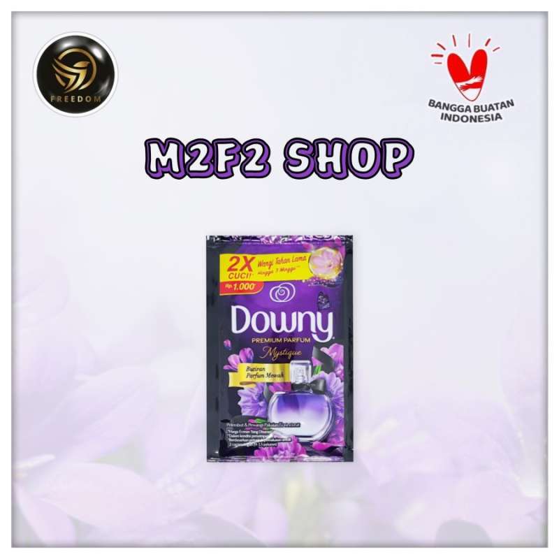 Promo Downy Premium Parfum Mystique Softener | Pelembut & Pewangi Pakaian Sachet - 18 Ml ...